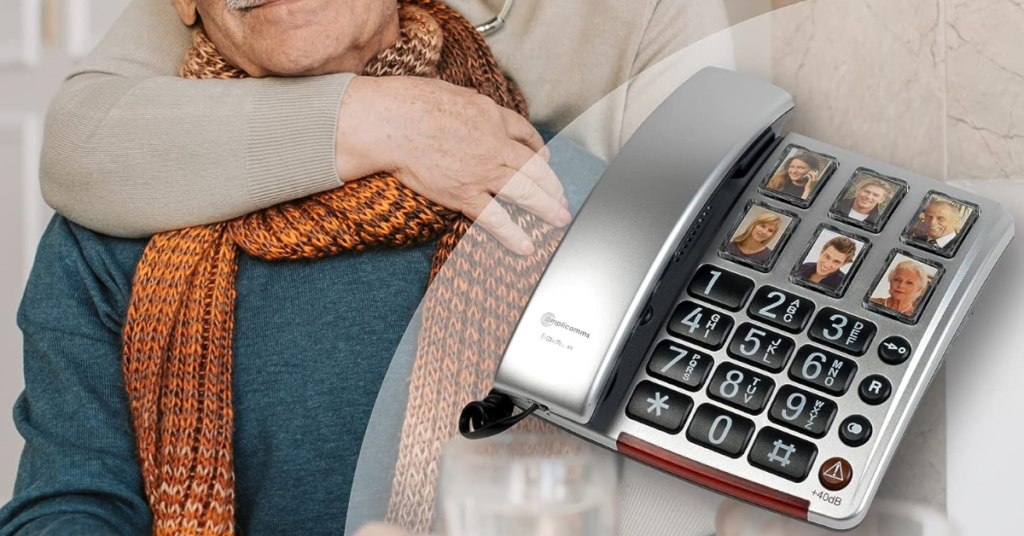 Amplicomms Big Button Telephone for People with Dementia Review ...